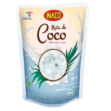 Jual INACO NATA DE COCO VANILA 360 GR | Shopee Indonesia