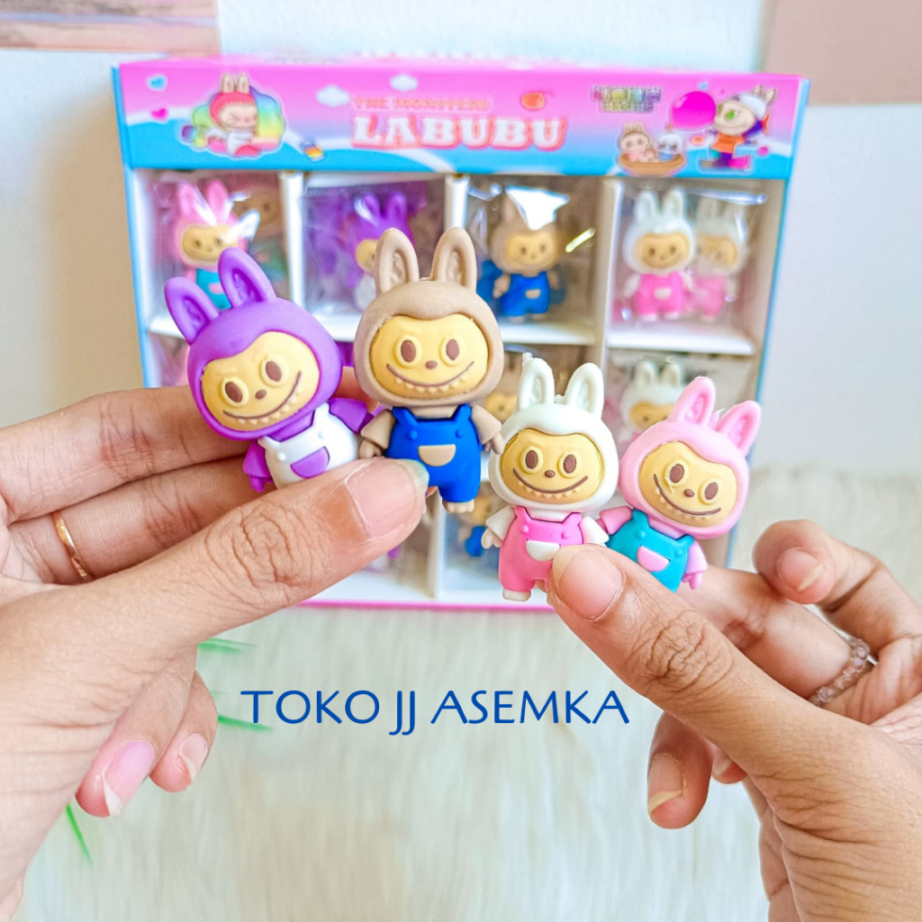 Jual PENGHAPUS LABUBU 3D ERASER HAPUSAN STIP THE MONSTER MACARON LISA ...