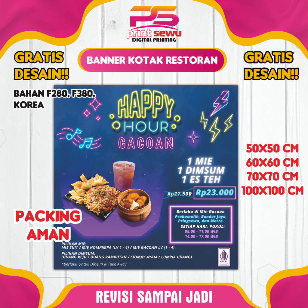 Jual CETAK BANNER/SPANDUK KOTAK RESTORAN | GRATIS DESAIN | REVISI ...