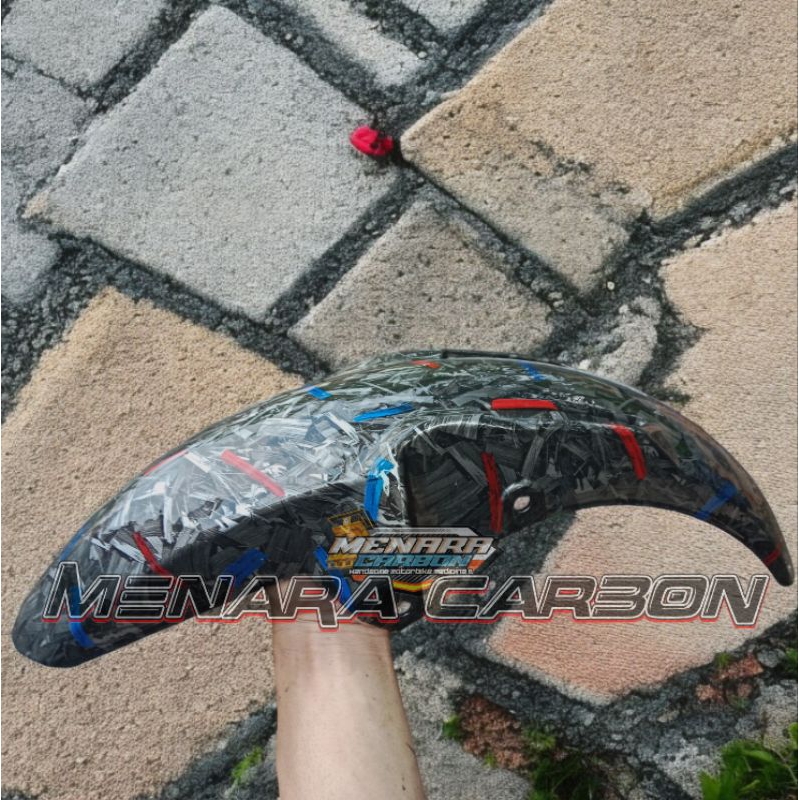 Jual Slebor spakbor depan Suzuki satria Fu new FU facelit wtp carbon ...