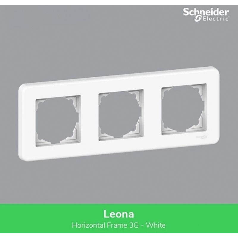 Jual Schneider Frame 3 Gang Leona-LNA5800321 | Shopee Indonesia