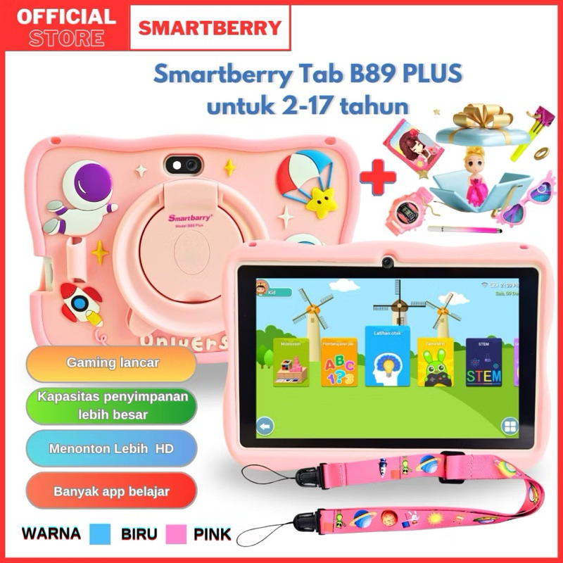 Jual Smartberry Tab B89 PLUS untuk 2-17 tahun | Shopee Indonesia