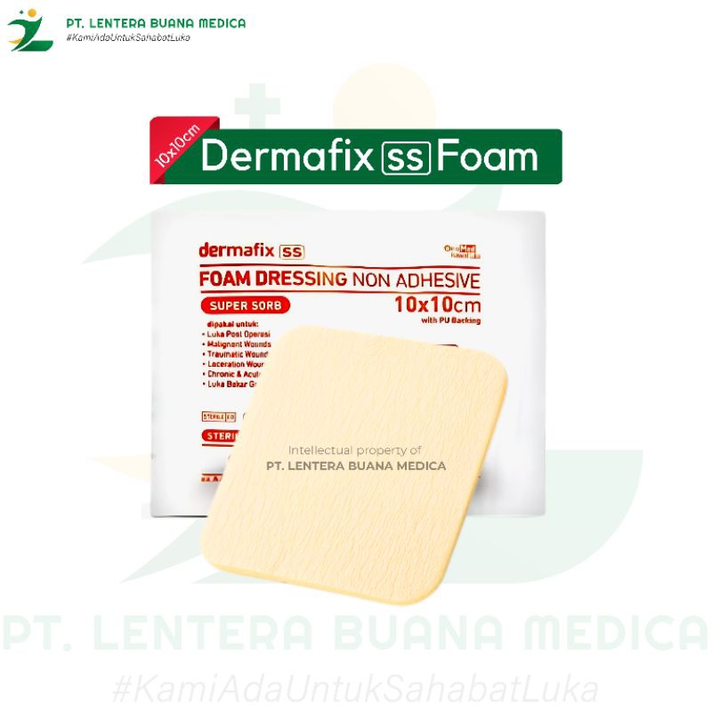 Jual Dermafix SS / foam PU dressing 10×20cm | Shopee Indonesia