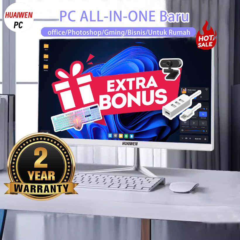 Jual HW Komputer PC All-in-One Full Set Gaming Baru dengan prosesor, Prosesor Core i3/i5/i7, RAM ...