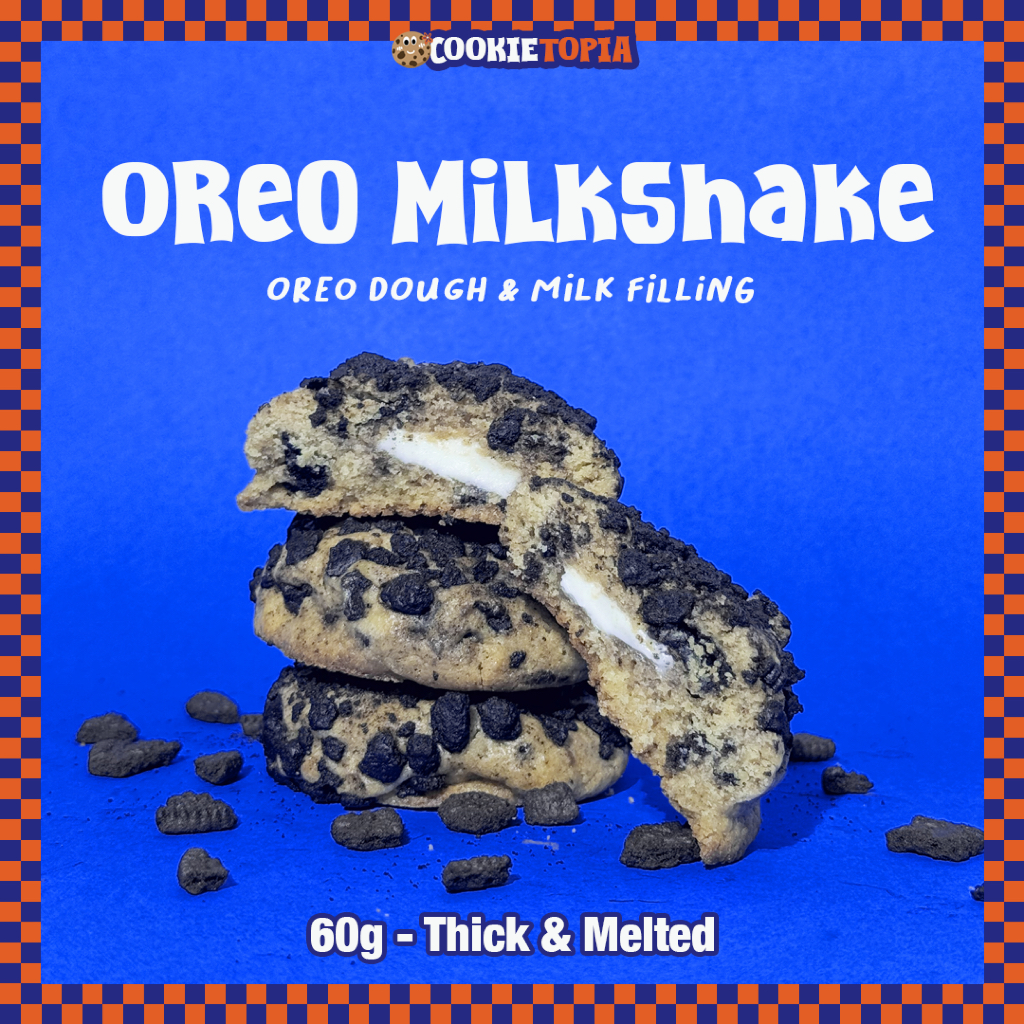 Jual Soft Cookies Oreo Milkshake - Original Oreo Vanilla Thick Lumer ...