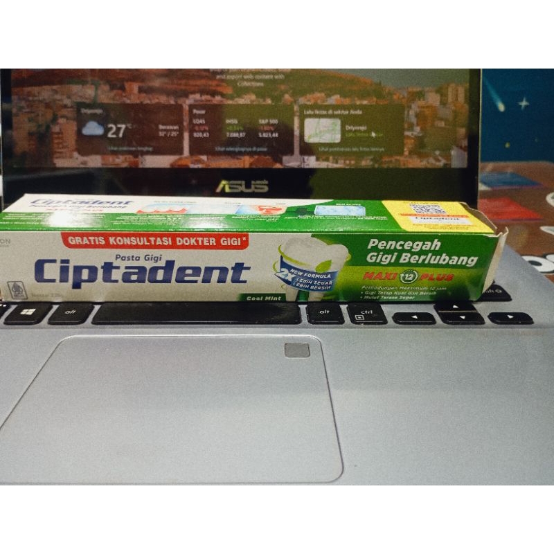 Jual PASTA GIGI CIPTADENT 225G | CIPTADENT COOL MINT 225G | Shopee ...