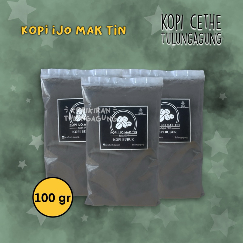 Jual kopi ijo mak tin tulungagung 100 gr - kopi cethe khas tulungagung ...