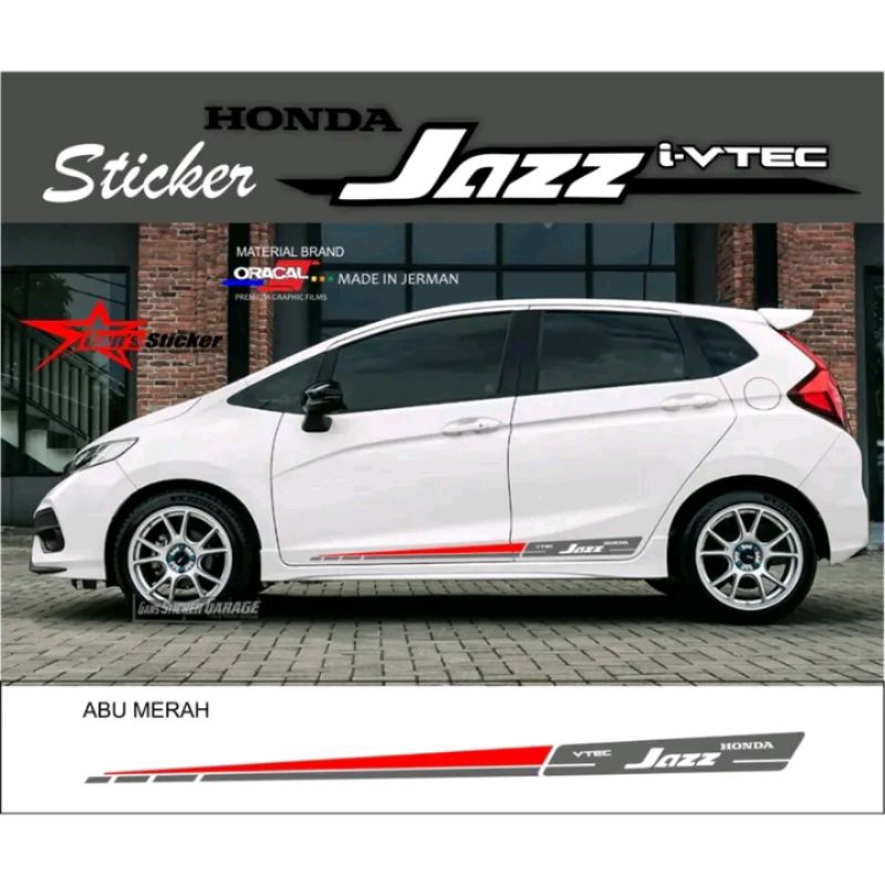 Jual Stiker cutting HONDA JAZZ body samping minimalis modern terbaru ...