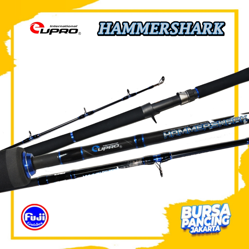 Jual EUPRO Joran Pancing Spinning HAMMER SHARK 562 168cm Carbon Super Ringan Kuat dan Sensitive ...
