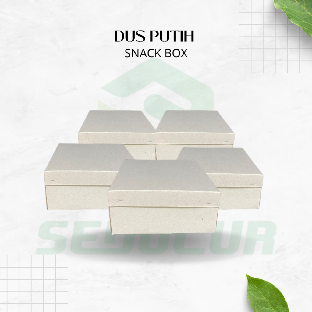Jual DUS PUTIH (DUS NASI/RICE BOX) UKURAN LENGKAP | Shopee Indonesia