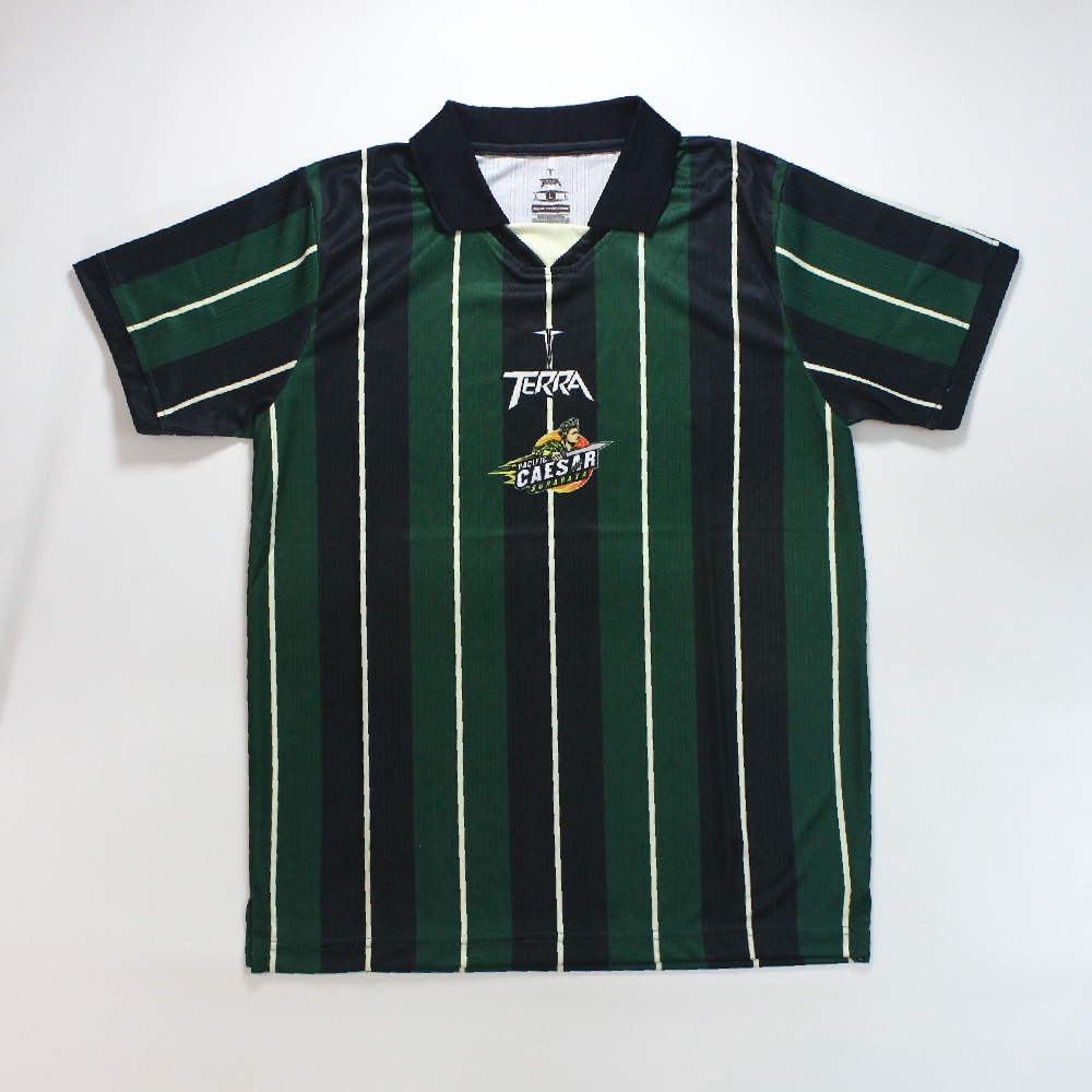 Jual Polo Shirt Pacific Caesar Surabaya IBL Indonesia Hitam Hijau Botol ...