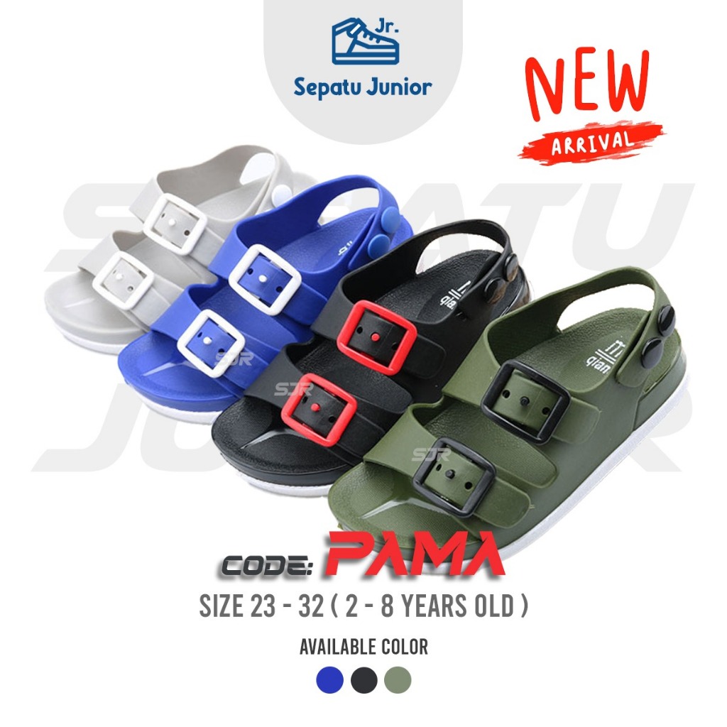 Jual SJR - Sandal Anak Cowok Laki Laki Model Sandal Bahan PVC Warna ...