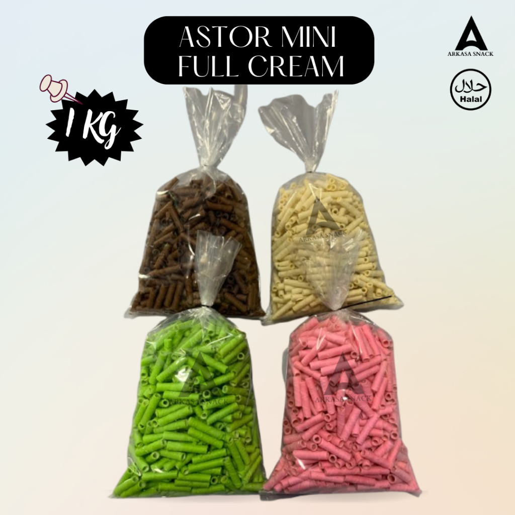 Jual ASTOR ROLL WAFER ROLL MINI ANEKA RASA 1 KG TERMURAH!!! | Shopee ...