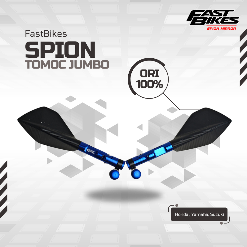 Jual FASTBIKES Kaca Spion Motor Variasi Model V5 Universal Semua Motor ...