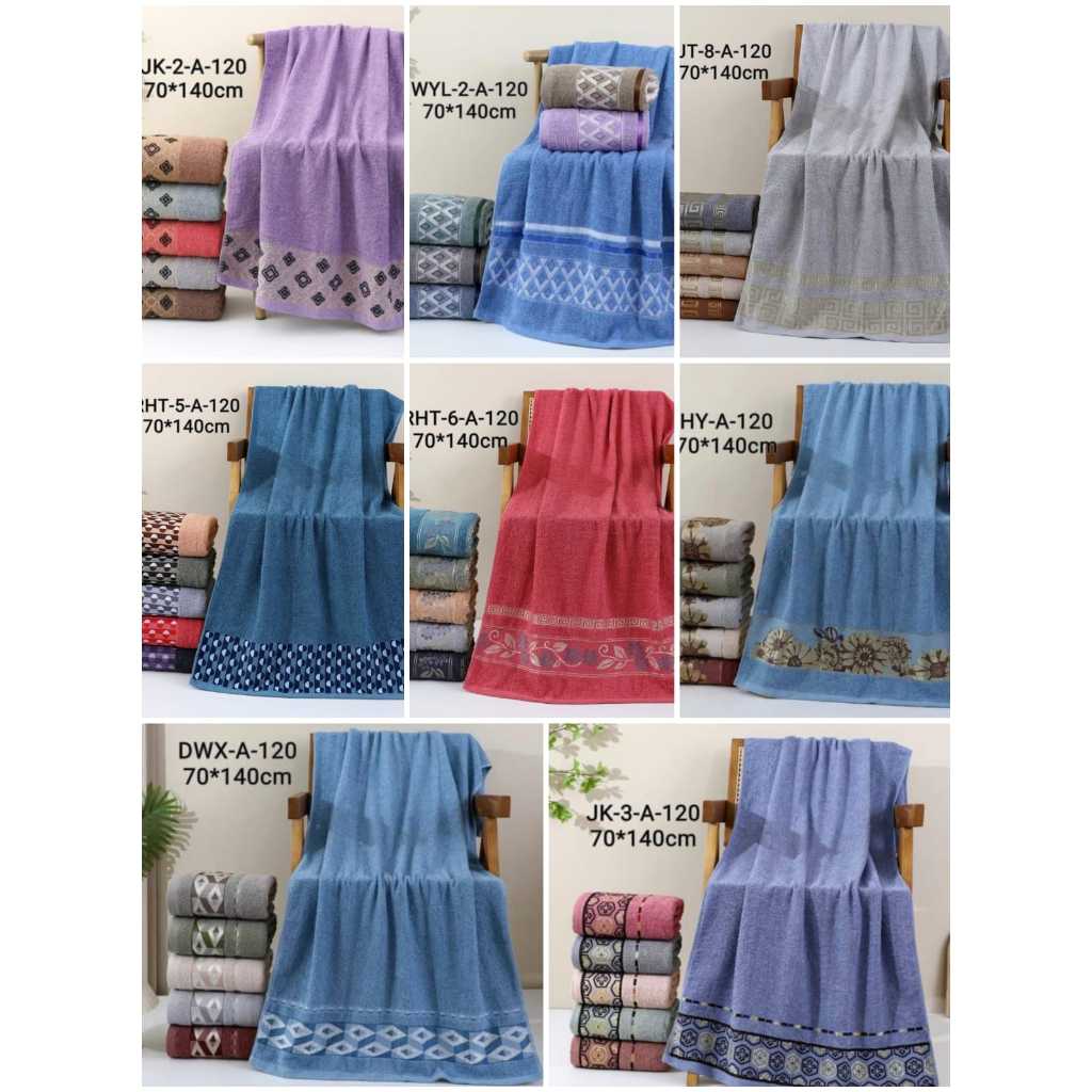 Jual Handuk Mandi Besar motif - Lembut Menyerap Air Dengan Optimal ...