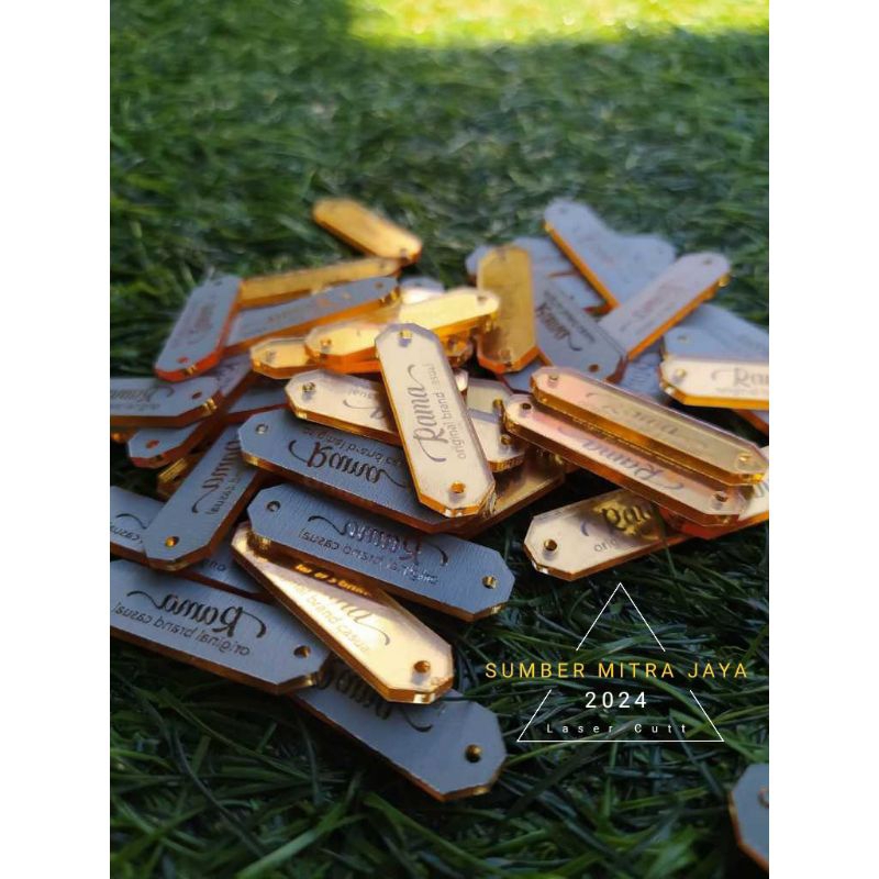 Jual Label Hijab Akrilik/Label Tag Akrilik/Label Akrilik Custom ...