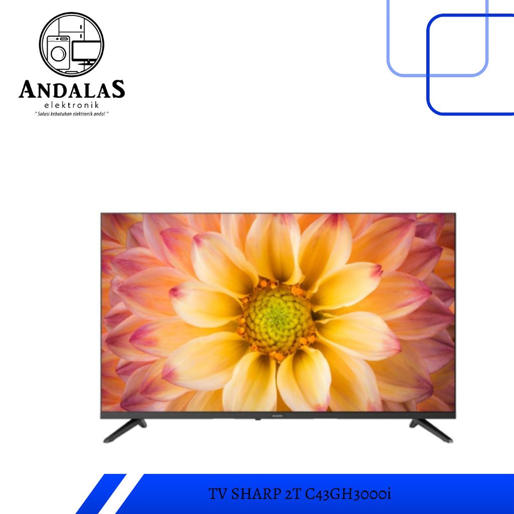 Jual Sharp LED 2K Google TV 43 Inch 2T C43GH3000i HD with HDR ...