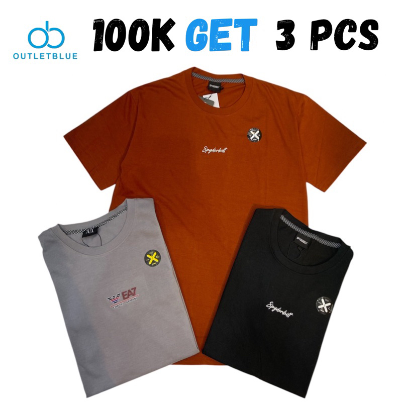 Jual T-Shirt Brand [100k Get 3 Pcs] - Kaos Distro Keren Lengan Pendek ...