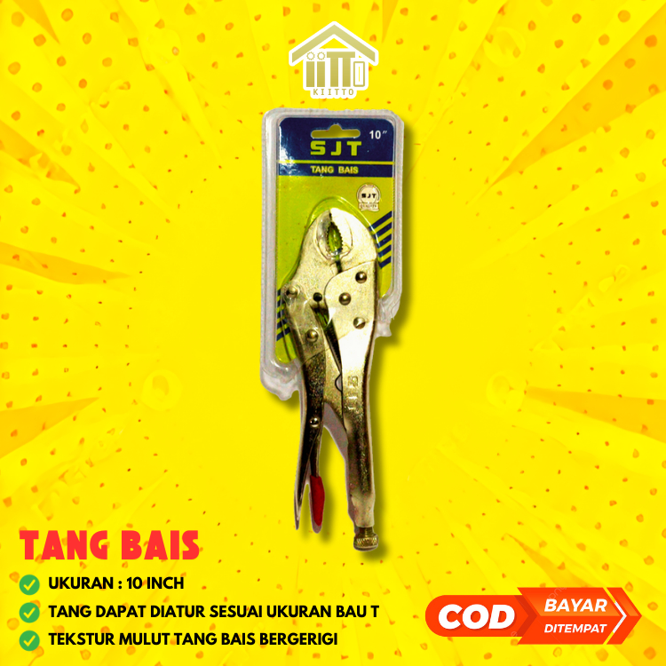 Jual TANG BAIS 10 INCH / TANG JEPIT SJT BULAT 10 INCH 10" / LOCKING ...