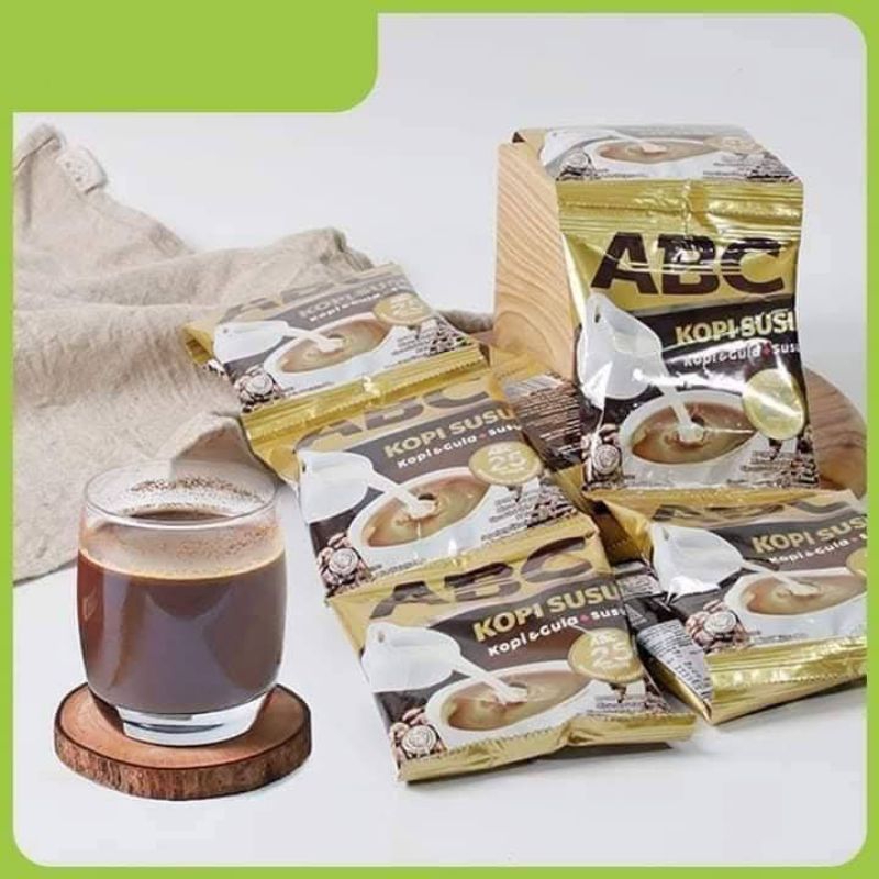Jual Kopi ABC Kopi susu sachet 31 gram RENCENG(ISI10) | Shopee Indonesia
