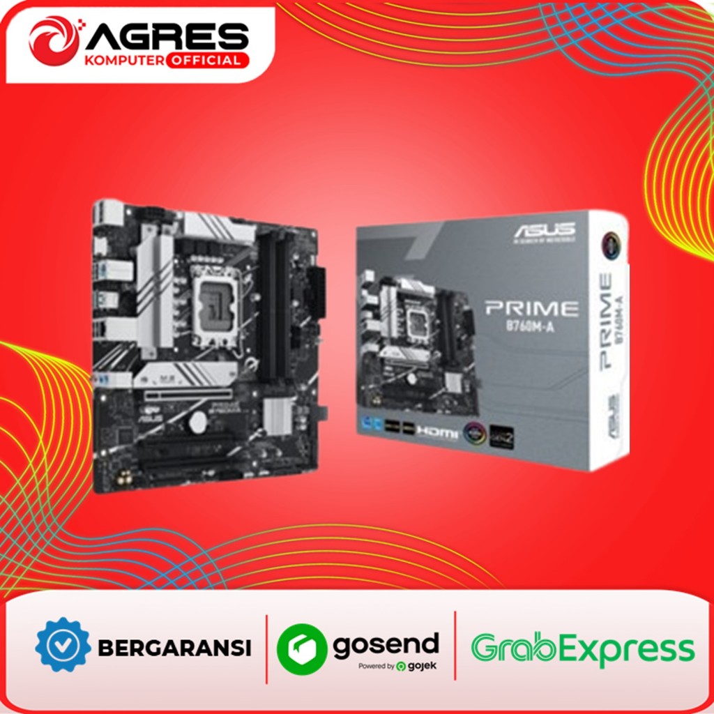 Jual ASUS MOTHERBOARD MATX PRIME B760M-A DDR5 LGA 1700 INTEL LGA 1700 Gen12 Gen13 | Shopee Indonesia
