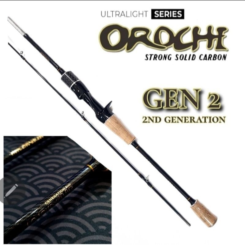 Jual Rod BC / BAITCASTING IROLY OROCHI GEN 2 SOLID CARBON | Shopee ...