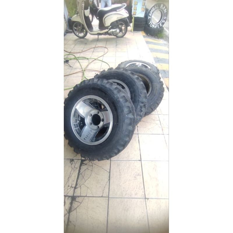 Jual ban offroad r15 set velg rally asli japan | Shopee Indonesia