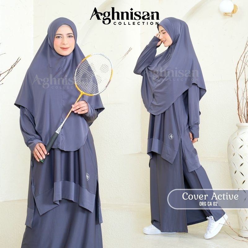 Jual New Setelan Olahraga Muslimah Satu Set Dengan Hijab | Aghnisan ...