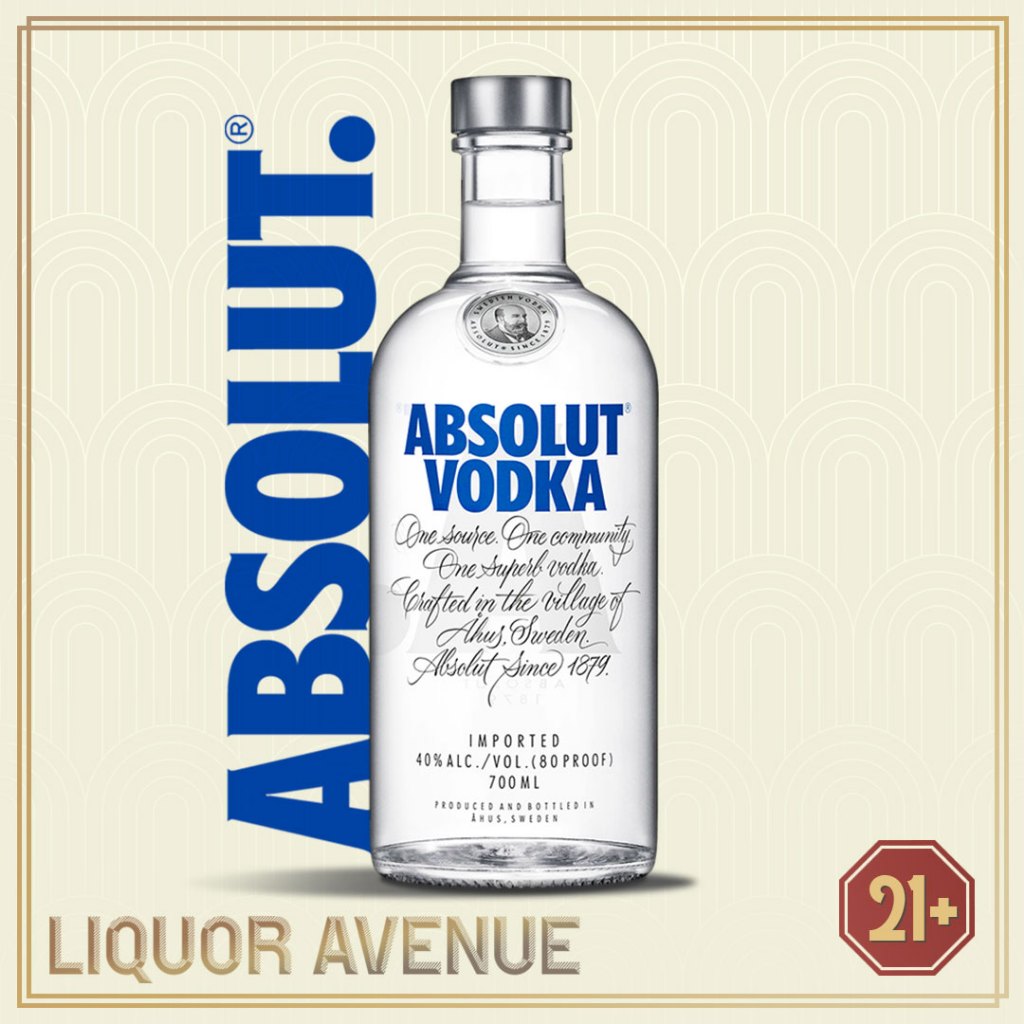Jual ABSOLUT VODKA Original Blue 700ml | Shopee Indonesia