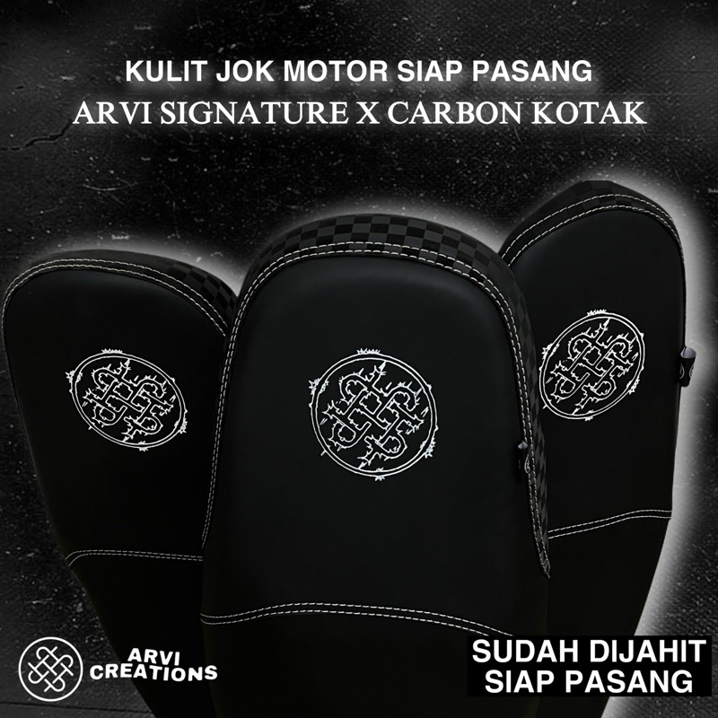 Jual Kulit jok Motor Arvi Signature X Carbon kotak Catur Original ...