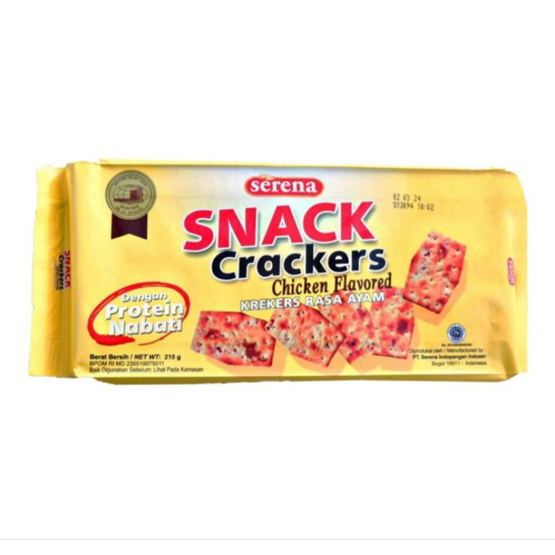 Jual Serena Snack Crackers Rasa Ayam 210 g | Shopee Indonesia