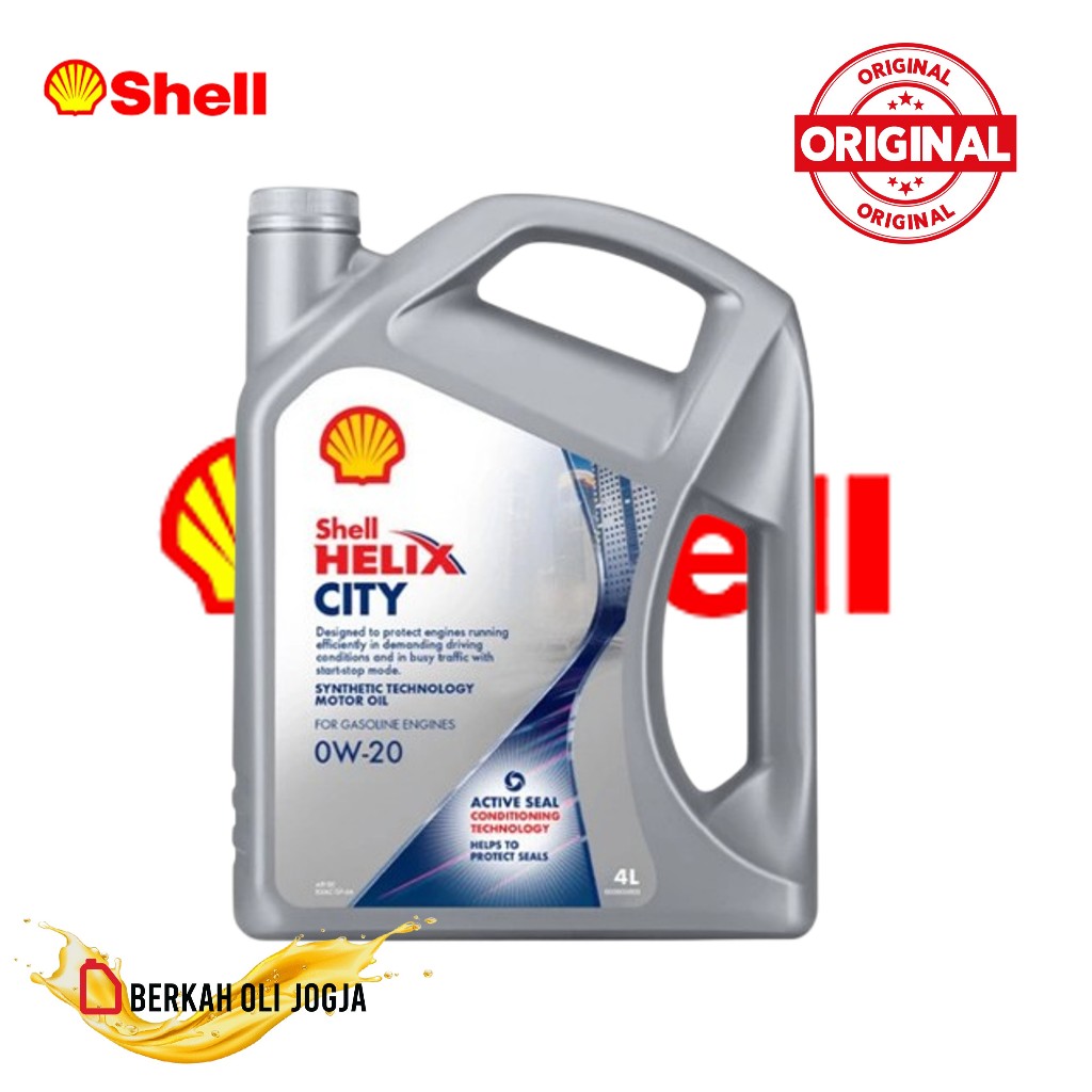Jual SHELL HELIX CITY 0W-20 4LITER ORIGINAL | Shopee Indonesia