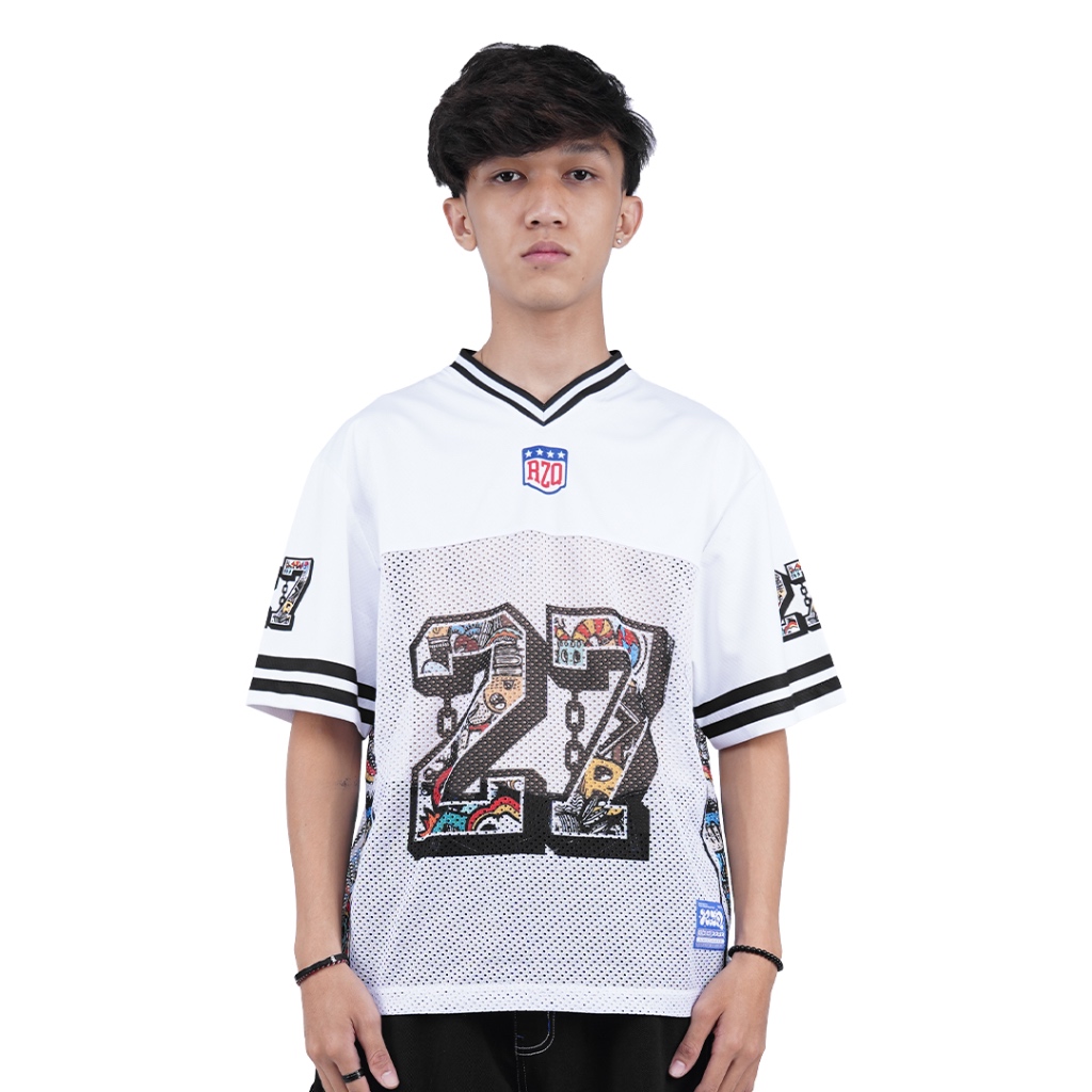 Jual RZQ / 27 / OVERSIZE MIX SERIES / Jersey / Mesh / Oversize ...