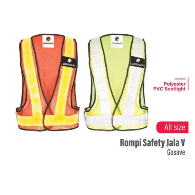 Jual Rompi Jaring V Guard GOSAVE - Rompi Jala Proyek Pengaman - Safety ...