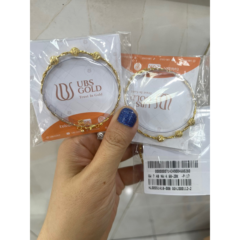 Jual Gelang emas asli kadar 875 model pro italy | Shopee Indonesia