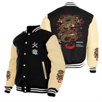 Jual Jaket Bomber Varsity Baseball Motif Yakuza Jepang Terbaru / Jaket ...