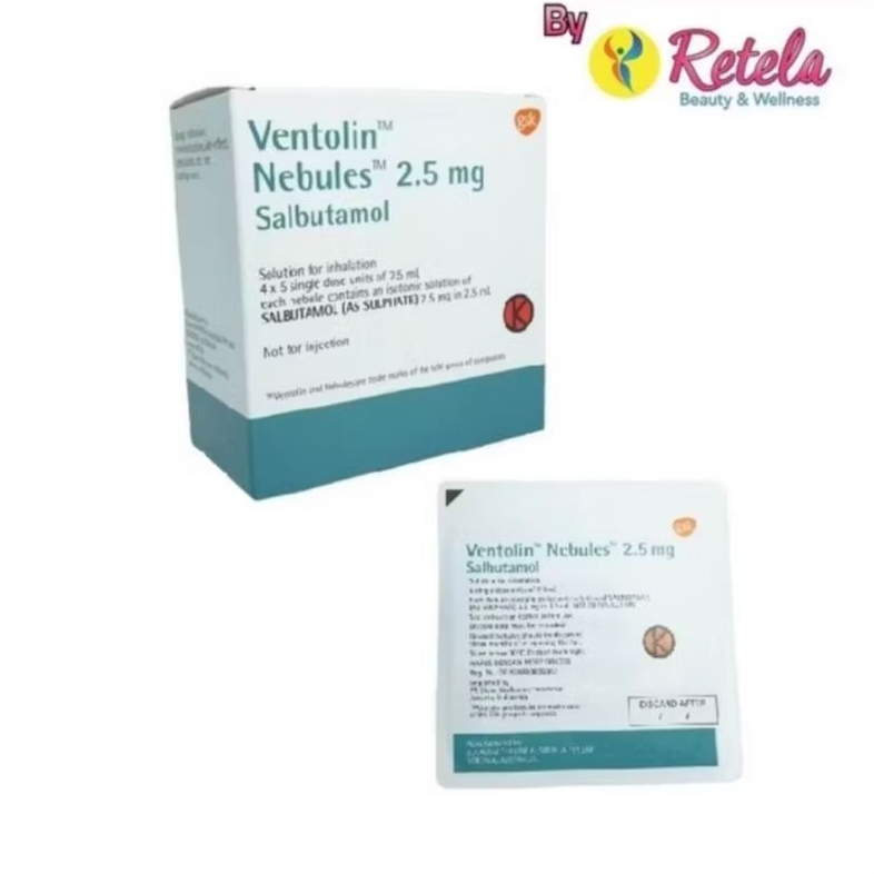 Jual VENTOLIN SALBUTAMOL NEBULES 2.5MG 5 RESPULESS | Shopee Indonesia