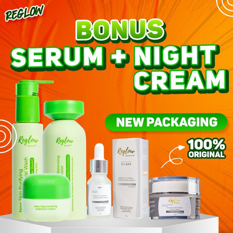 Jual [BISA COD] REGLOW Glow Skin Treatment Skincare Original Glowing ...