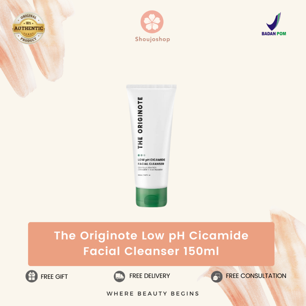 Jual The Originote Low pH Cicamide Facial Cleanser 150ml | Shopee Indonesia