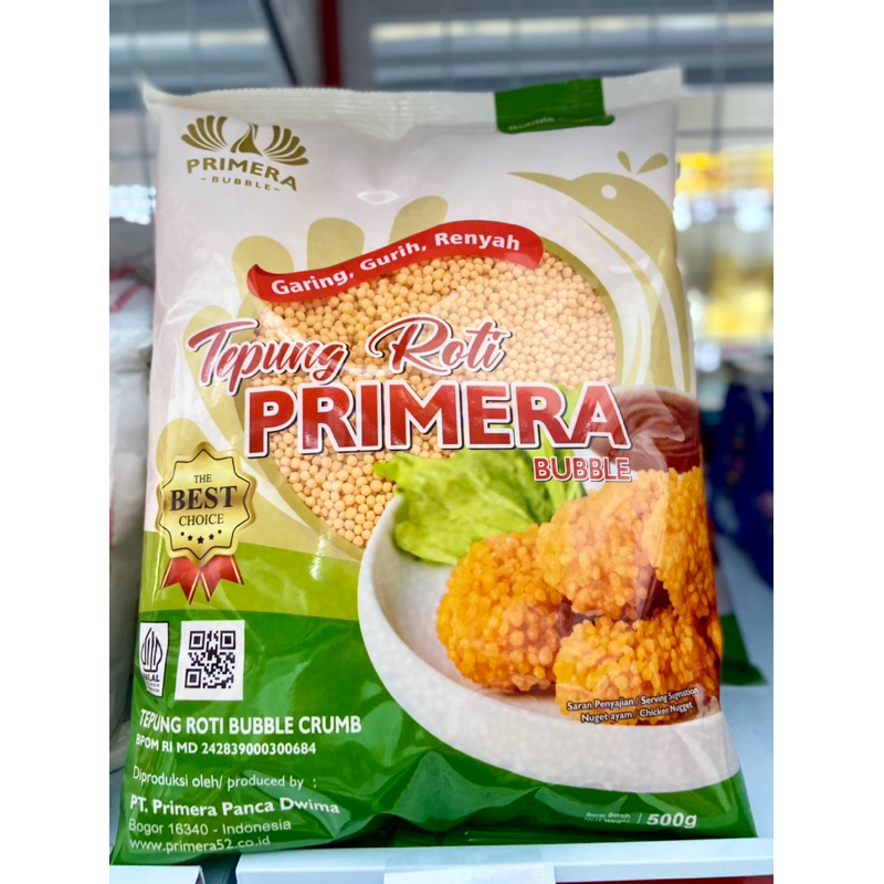Jual Primera bubble crumb 200g 500g | tepung roti nugget | Shopee Indonesia