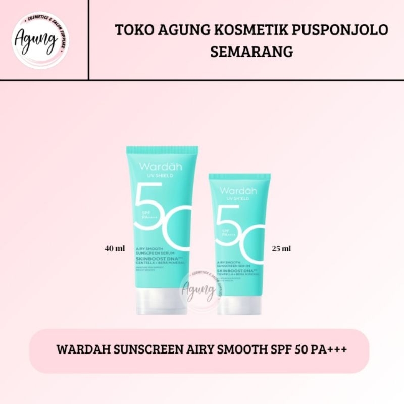 Jual Wardah UV Airy Smooth Sunscreen serum SPF 50++ | Shopee Indonesia