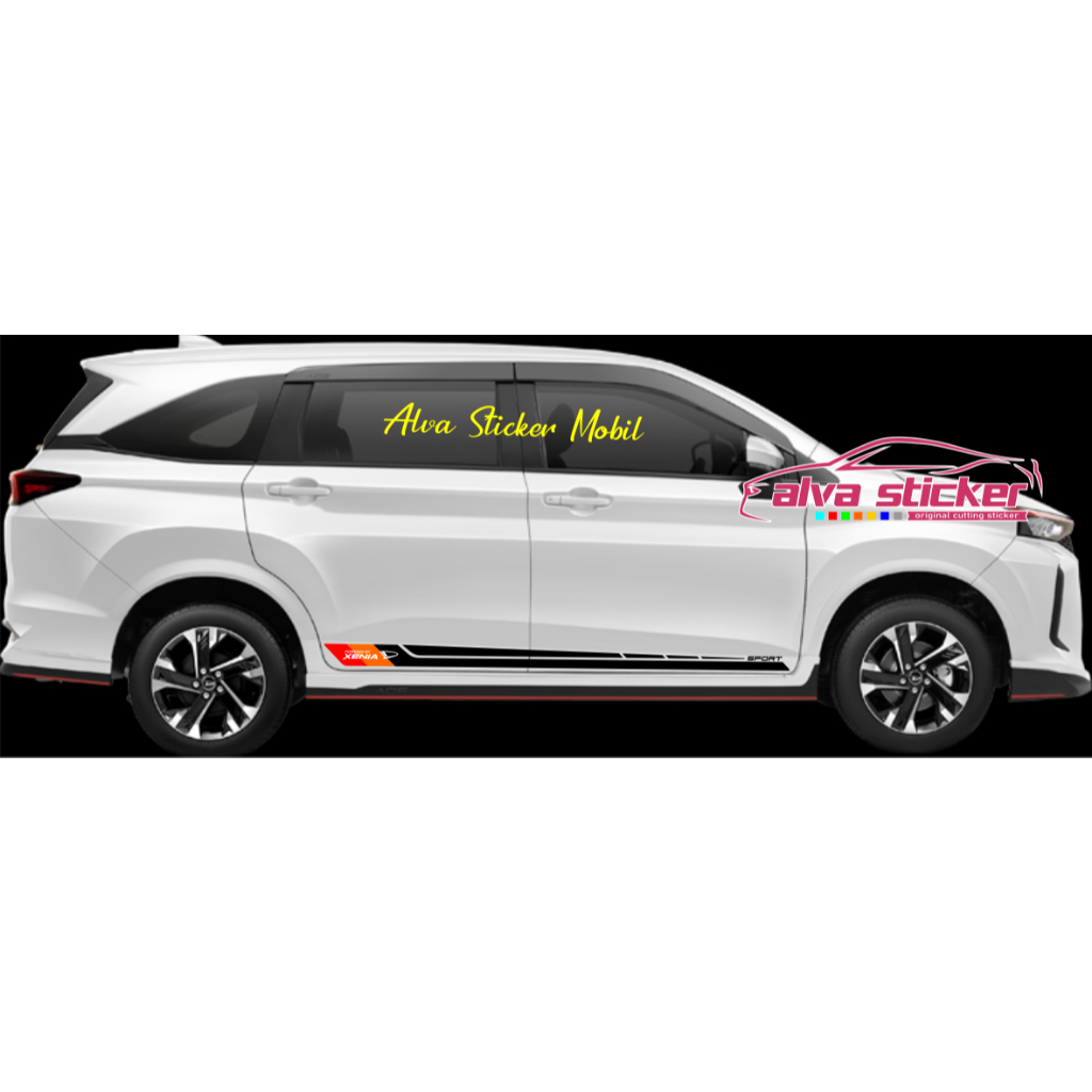 Jual sticker stiker all new xenia sticker xenia list minimalist mobil ...