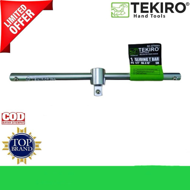 Jual (gd) Tekiro stang sok sock shock socket T sliding geser 1/4 3/8 1/ ...