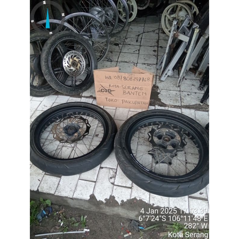 Jual velg Supermoto untuk Kawasaki CRF (VARIASI) | Shopee Indonesia