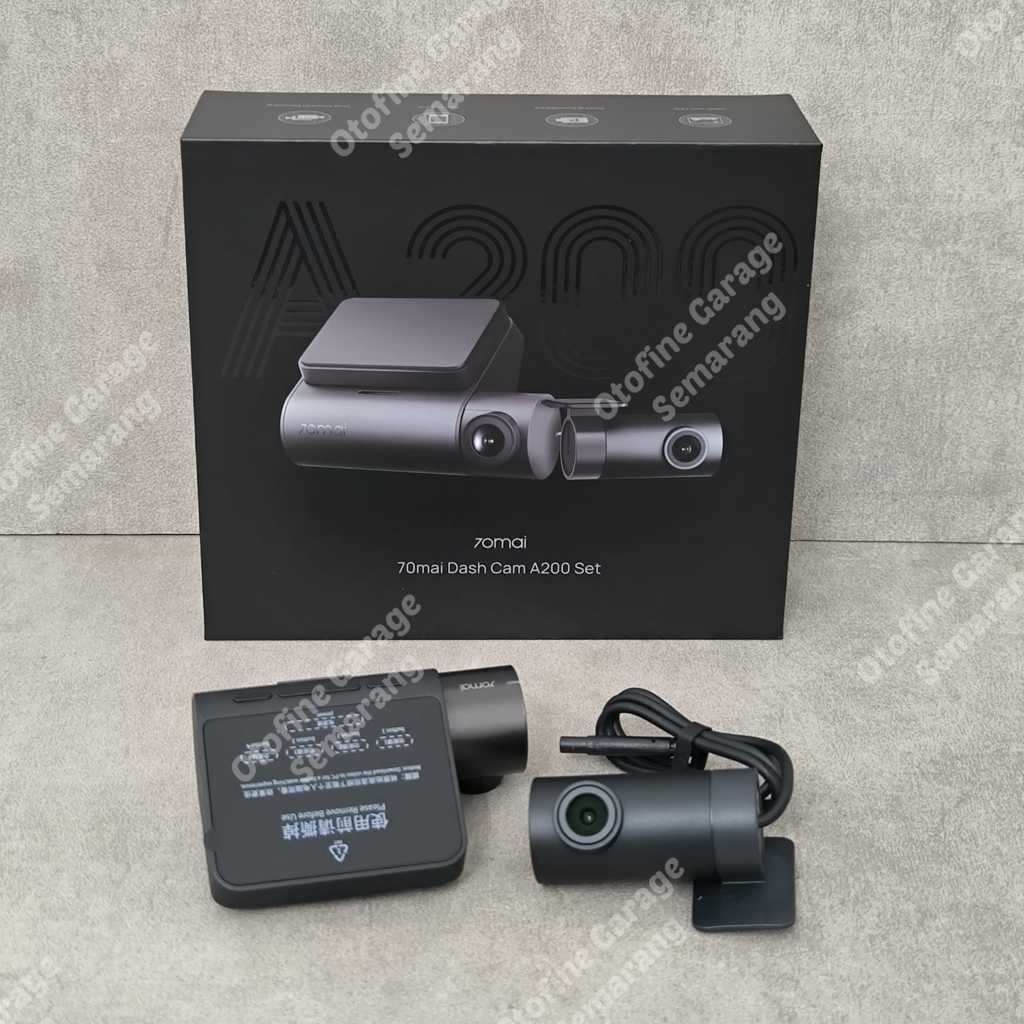 Jual 70mai DashCam/DVR A200s Front + Rear Camera, Full HD 1080p, Night ...