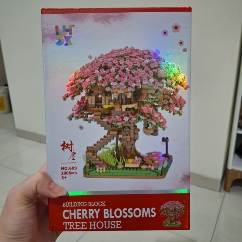 Jual Building Block Lego Cherry Blossom Tree House | Shopee Indonesia
