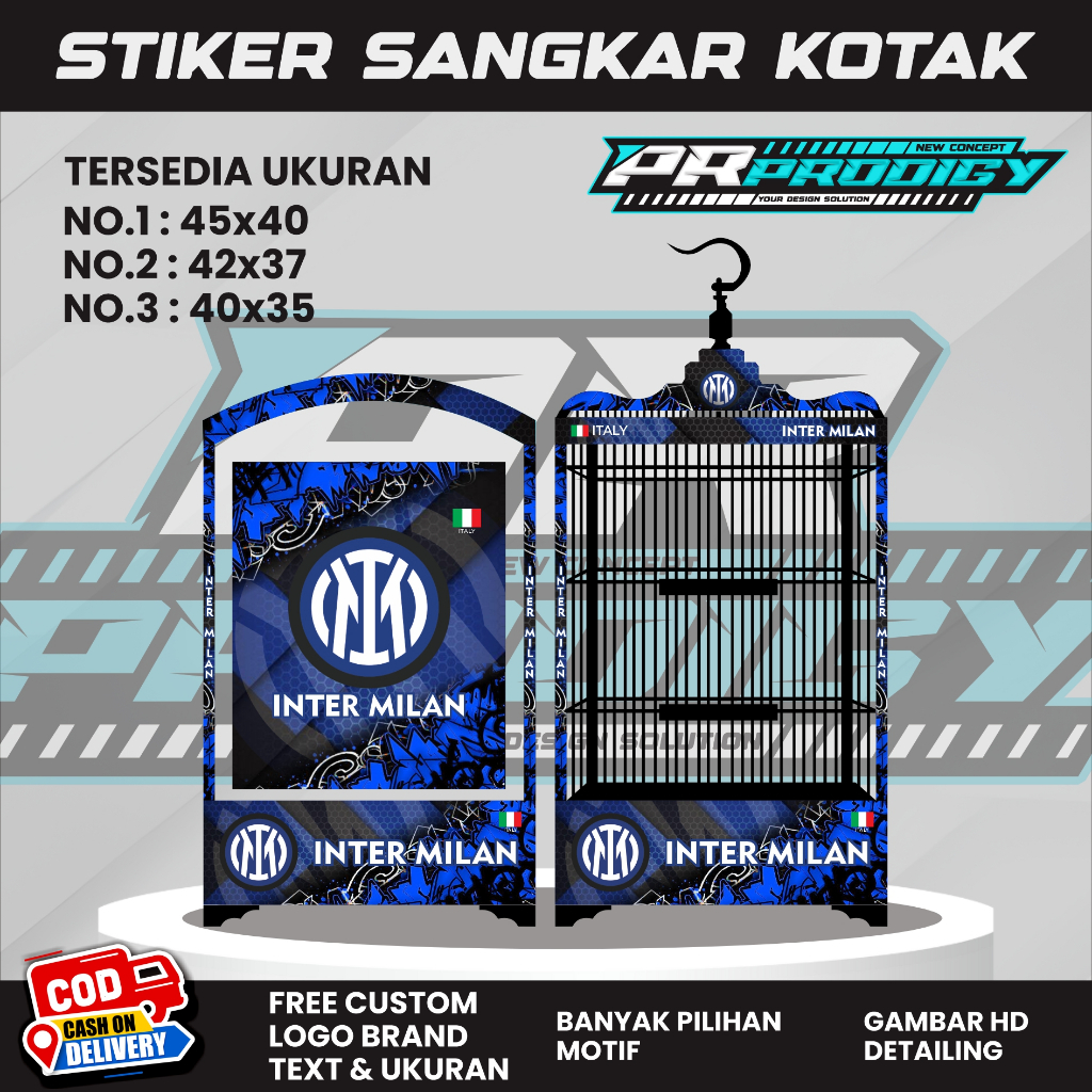 Jual Stiker Decal Sangkar Burung / Sangkar Koper / Sangkar Kosan INTER ...