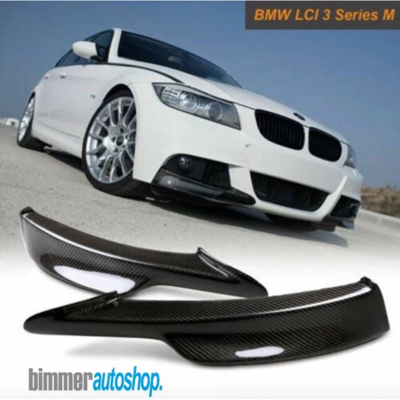 Jual Front Splitter BMW E90 LCI Mtech M Sport Plastik Import (2008-2011 ...