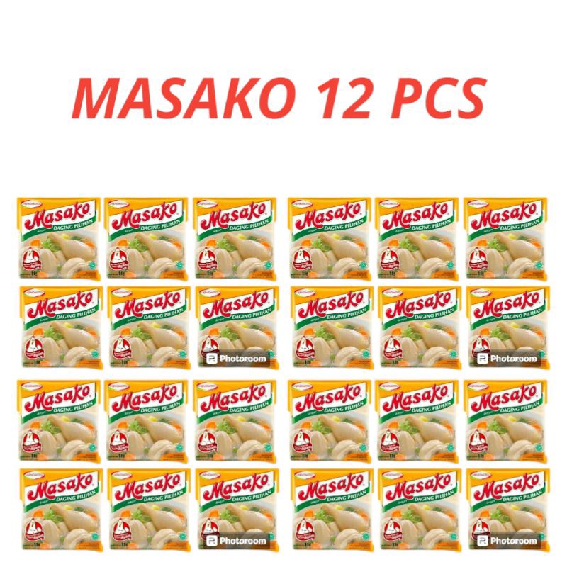 Jual Masako Daging Pilihan Ayam 12 Pcs Masako renceng 500 an 8.5 gr ...