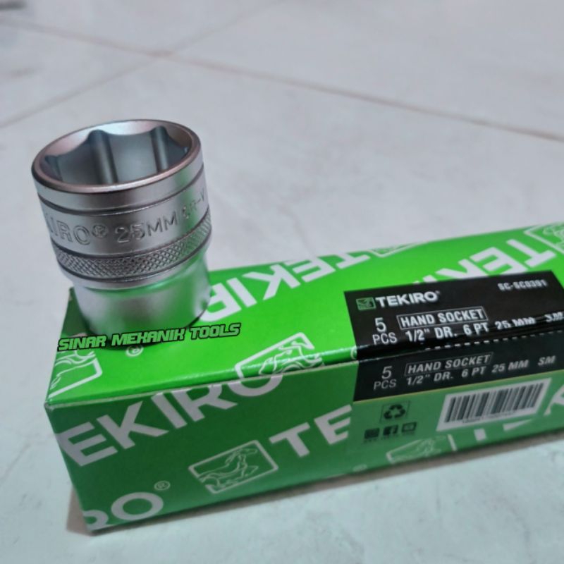 Jual Tekiro Mata Kunci Shock Ukuran 25 mm SQ 1/2" Inch Dr 6 Pt or 12 Pt | Shopee Indonesia